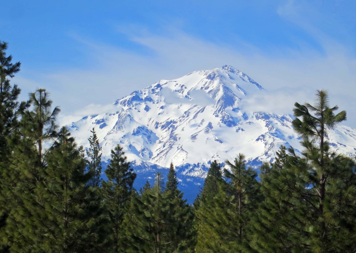 A Magnificent Mountain and Stunning Waterfalls: Mt. Shasta and Burney ...