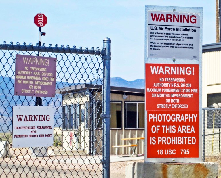 Area 51 Back Gate | Wandering through Time and Place