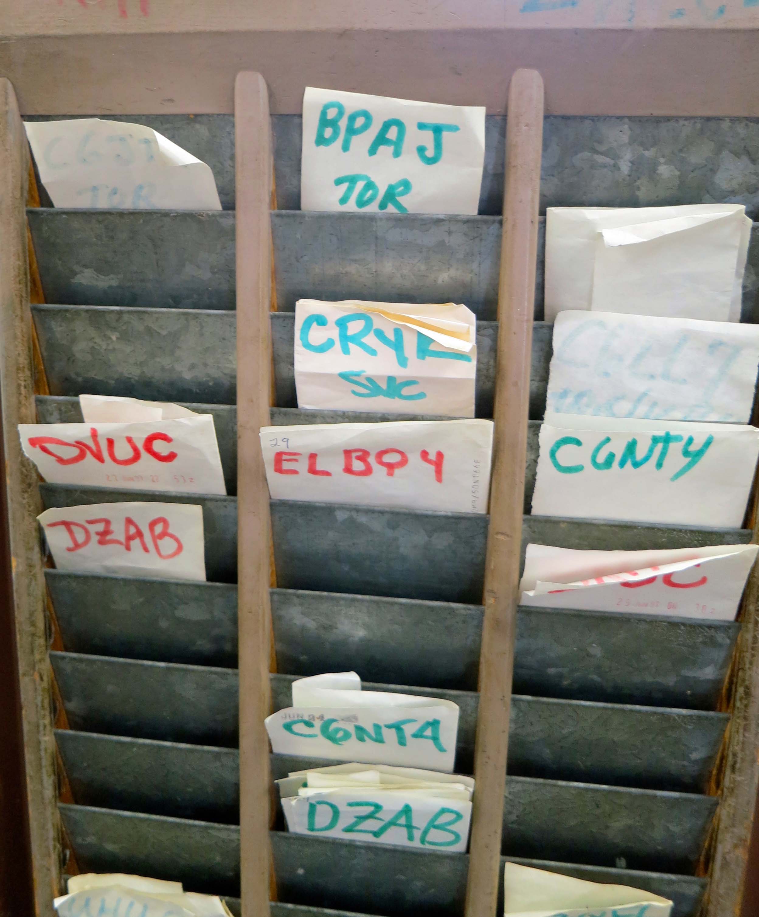 12 Telegraph call letters for ships at Marconi-RCA wireless site Point ...