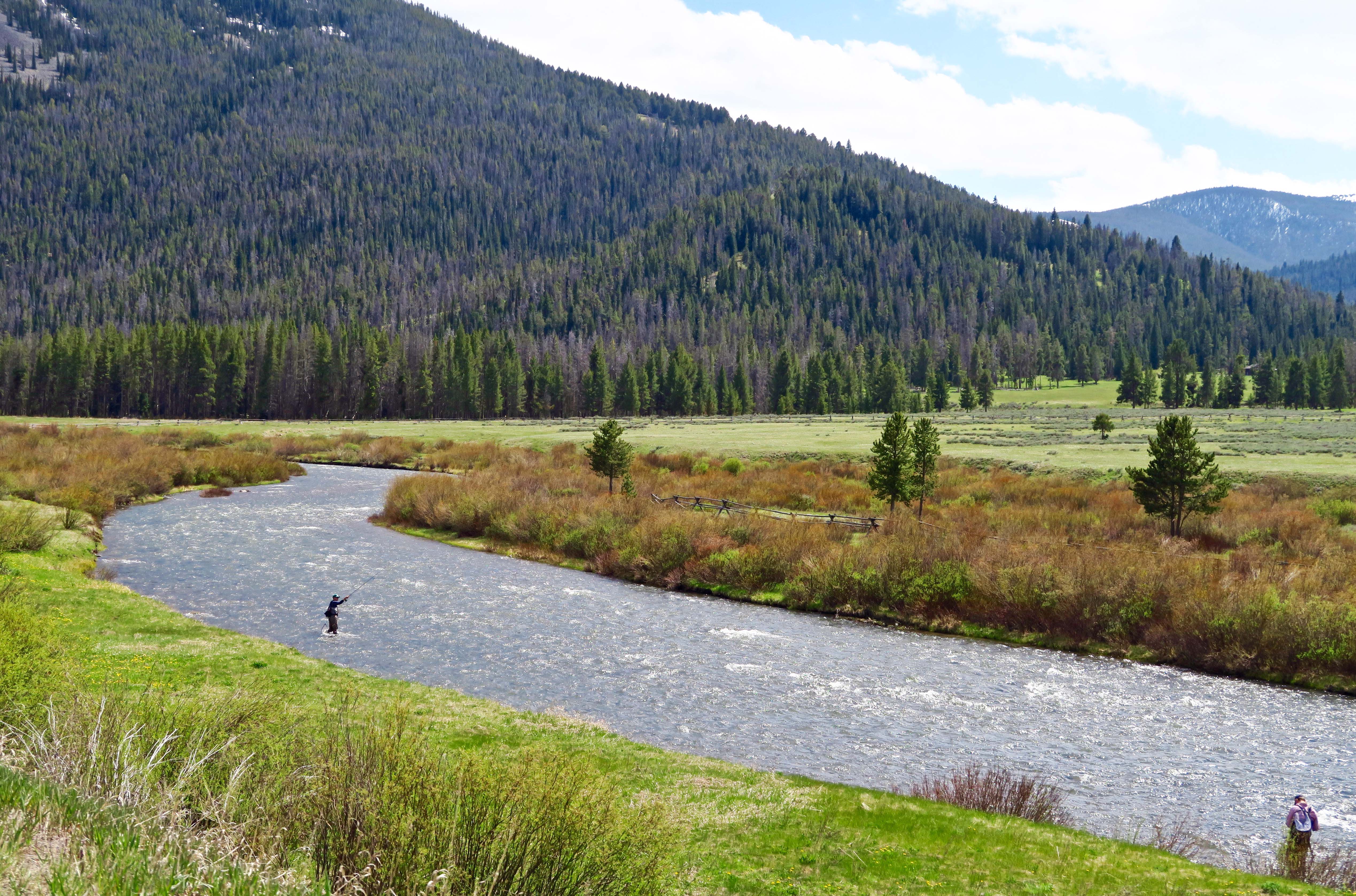 fishing-gallatin-river-in-yellowstone-np | Wandering through Time and Place