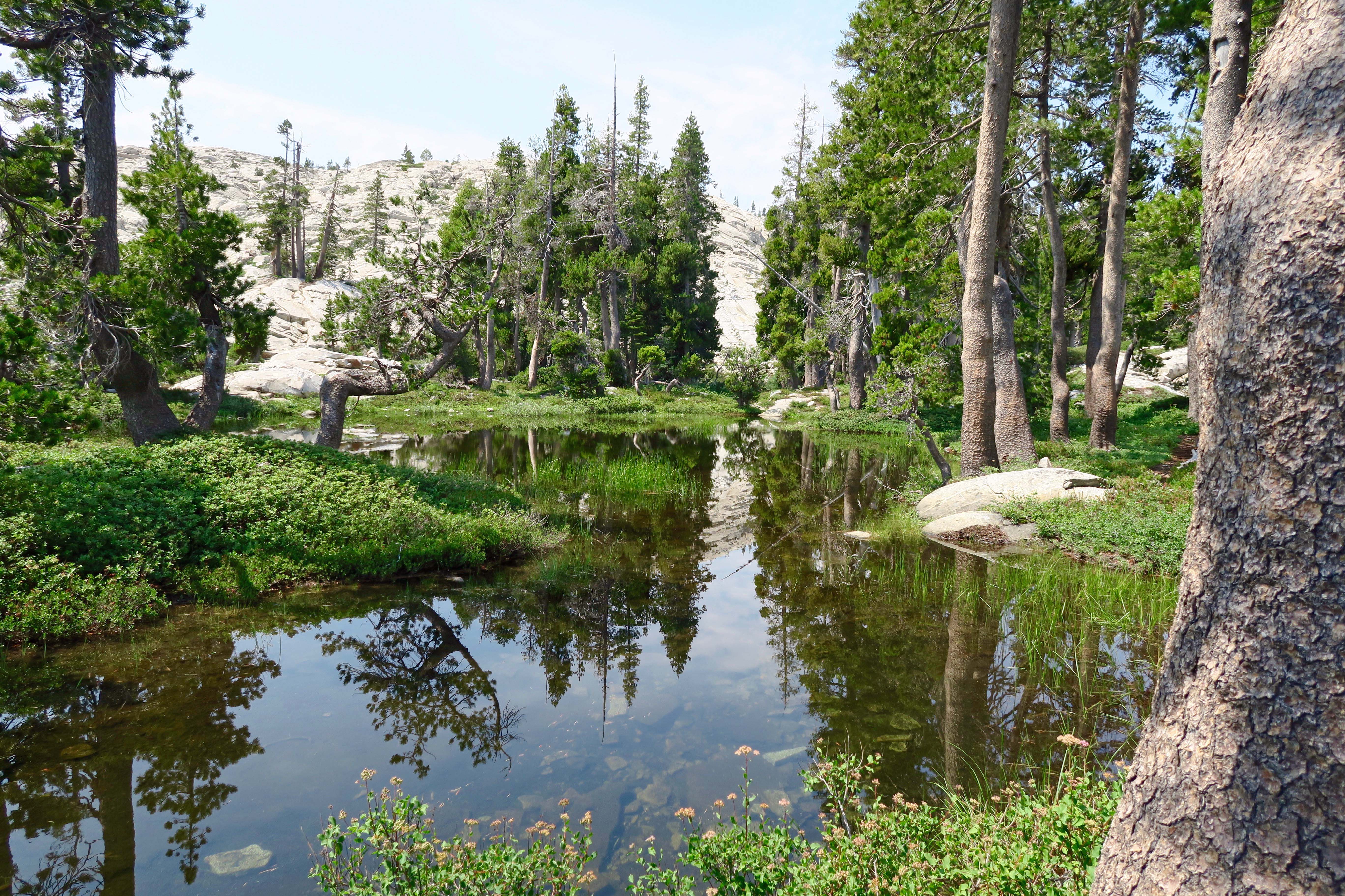 Hidden Lakes reflections in Five Lakes Basin | Wandering through Time ...