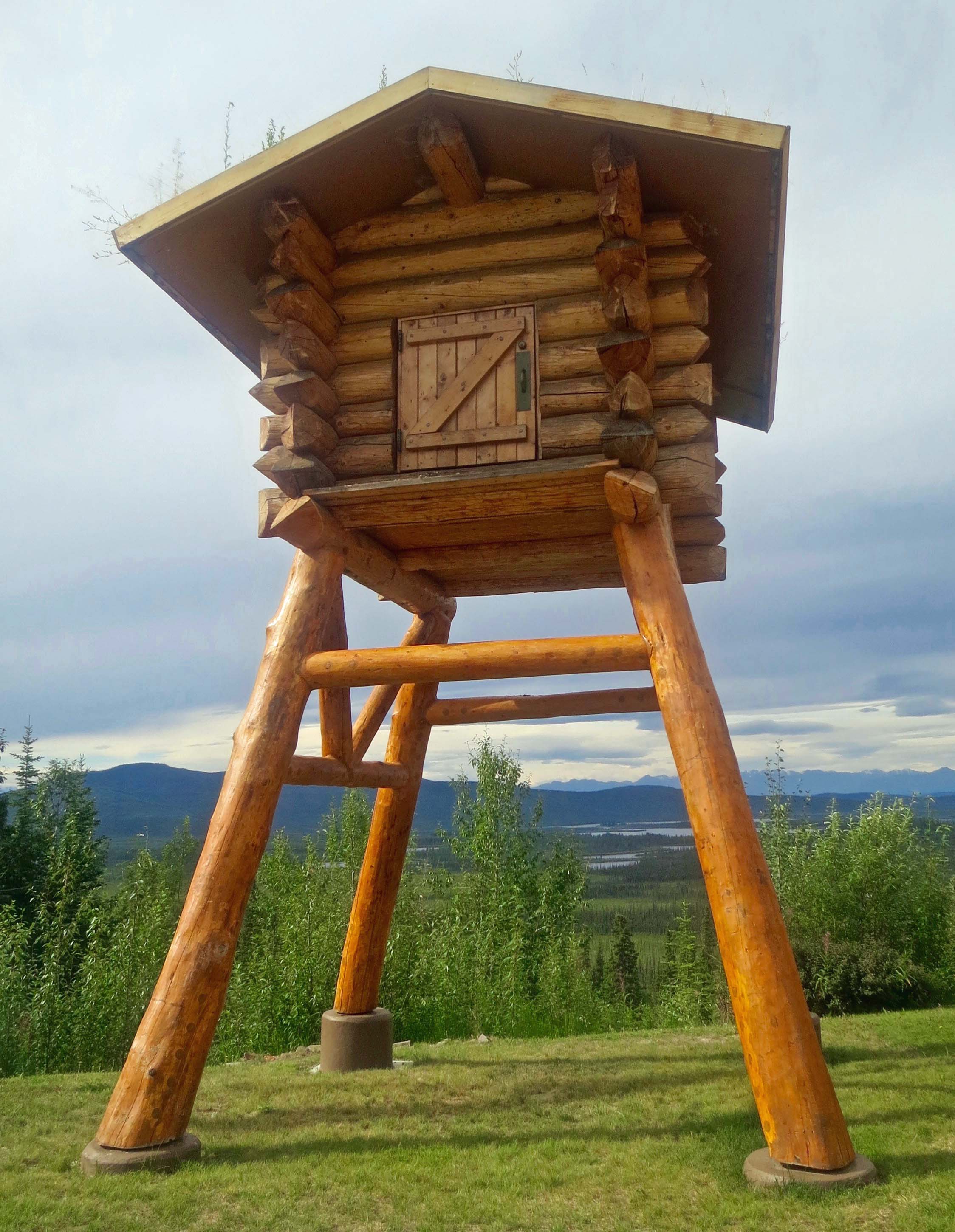 Cache along Alaska Highway | Wandering through Time and Place