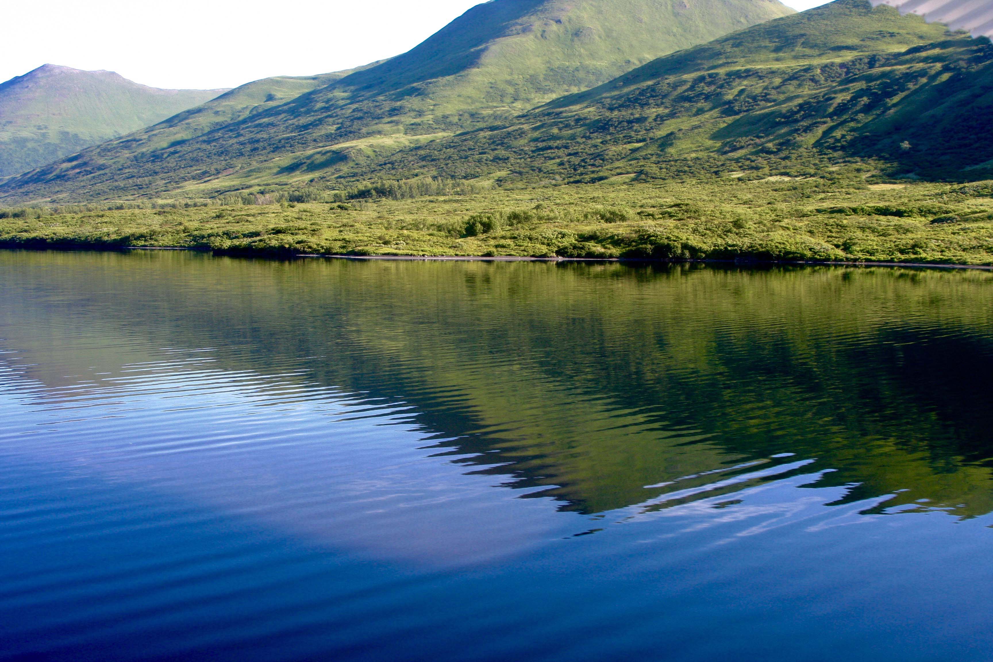 Reflection on Frazier Lake, Kodiak Island | Wandering through Time and ...